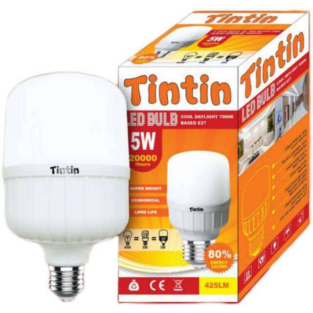 Lampu led capsule TINTIN 5W BULB murah dan hemat energi / Lampu Tintin ...