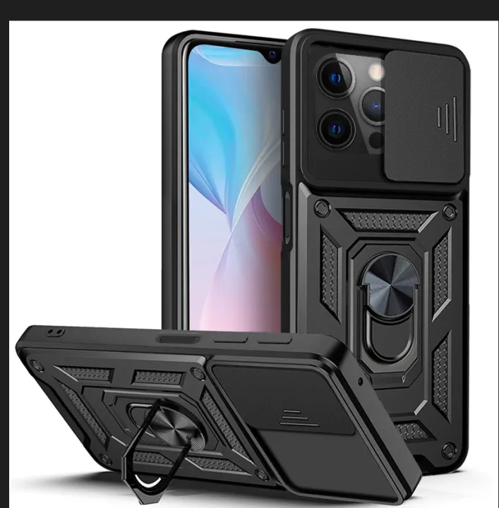 กรณีโทรศัพท์ VIVO Y35ปก Camshield ด้วยกล้องสไลด์ปกป้องเกราะความเป็น ...