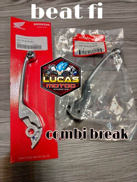 break lever original honda for beat fi v1 v2 for combi break only ...