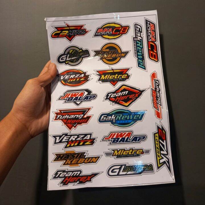 Stiker Racing Herex Stiker Anti Air Stiker Motor | Lazada Indonesia