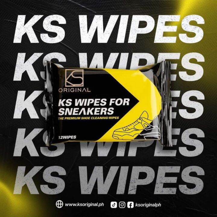 KS Original Wipes For Sneakers Shoes Cleaning Care Product Premium ...