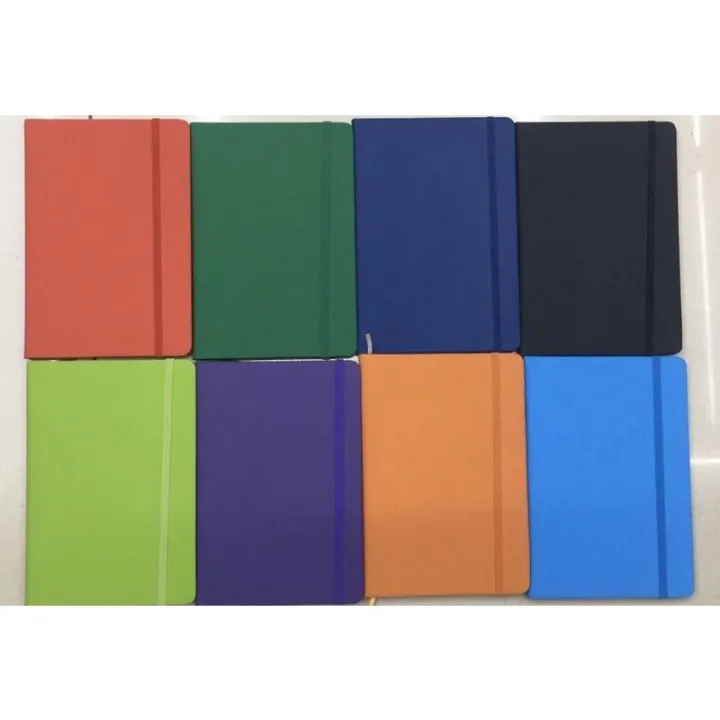A5 size big notebook with rubber diary strap moleskin rubber notebook ...