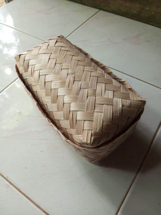 besek bambu per pasang persegi panjang 20x10 cm-25x10 cm | Lazada Indonesia