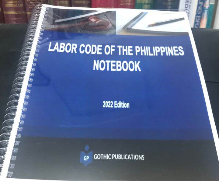 (Codal) Labor Code of the Philippines Notebook (2022 Edition) | Lazada PH
