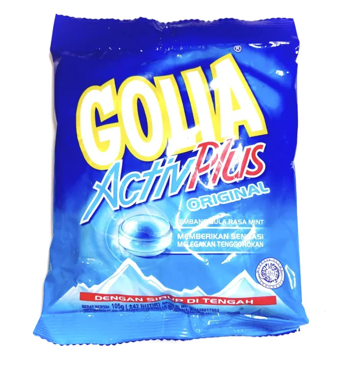 Permen Golia Active Plus Rasa mint ( 1 zak 42 pcs ) | Lazada Indonesia