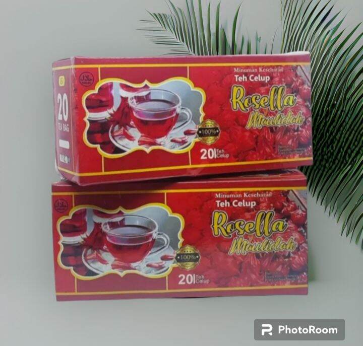 Teh bunga rosella / Teh celup bunga rosella merah isi 20 sachet/teh rosella | Lazada Indonesia