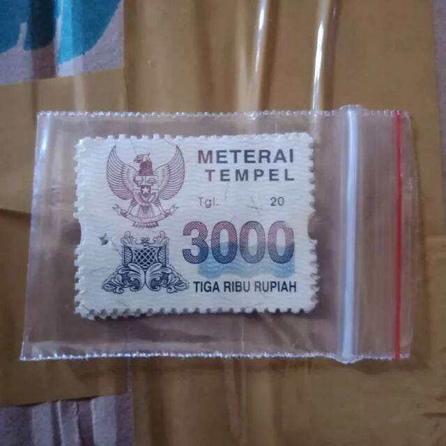 Materai Rp 3000 Tahun 2002 2003 2004 2005 | Lazada Indonesia
