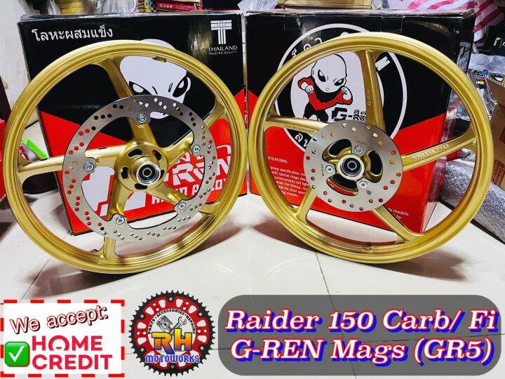 GREN Mags for Raider 150 Carb/ Fi (with Rotor Disc Set) GR5 | Lazada PH