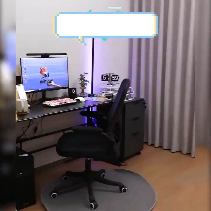 JMS computer table study desk office with drawer laptop gaming table ...