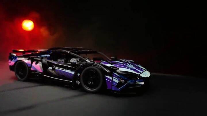 Lego bricks Lamborghini building blocks racing toy large size model boy ...