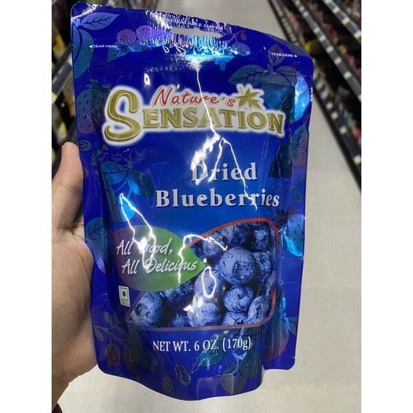 Nature’s Sensation Dried Blueberries 170 G. บลูเบอร์รี่ แห้ง ตรา ...