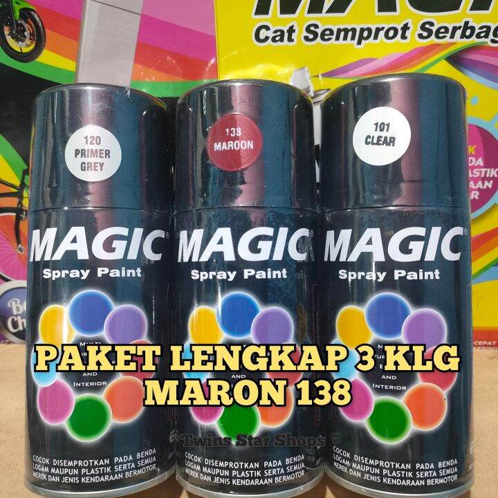 Pilok Pilox Cat Semprot Magic Paket Lengkap 3 Kaleng 300cc Paketan ...