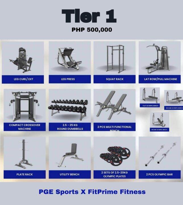 Commercial Gym Equipment Package | Lazada PH