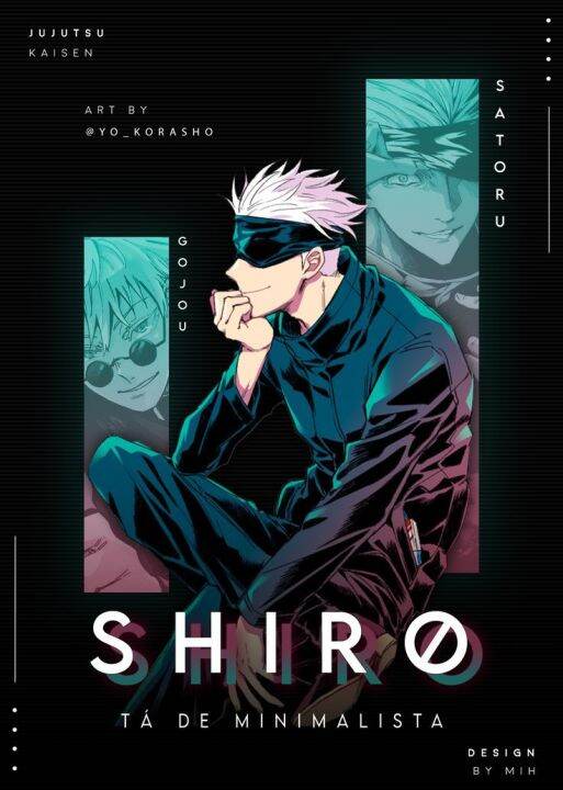 STIKER SABLON KAOS SETRIKA ANIME GOJO SATURU DTF SABLON SETRIKA ANIME ...