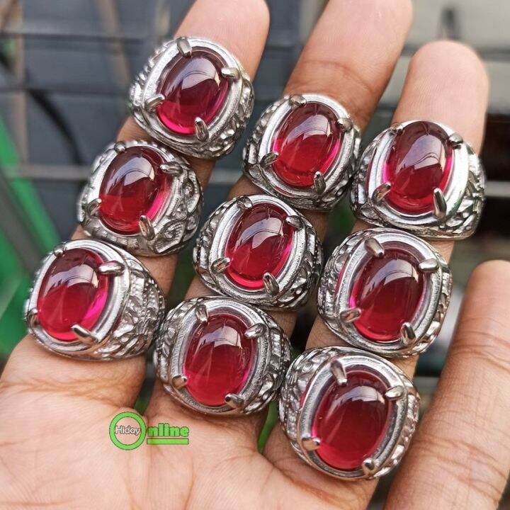 (COD)BATU CINCIN MERAH SIAM ROSE ORIGIN BANGKOK Batu Cincin Merah Siam ...
