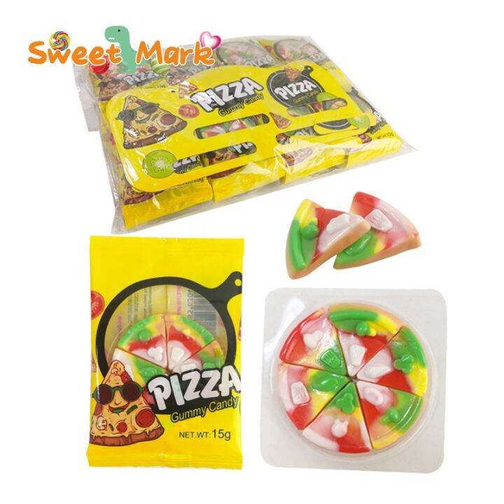 เยลลี่พิซซ่าแผงเหลือง(Jelly Pizza) 1 แผง บรรจุ 40 ห่อ | Lazada.co.th