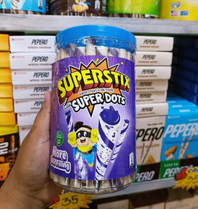 SUPERSHOP SUPERSTIX STICK -O WAFER STICKS WITH SUPER DOTS JUNIOR SIZE ...