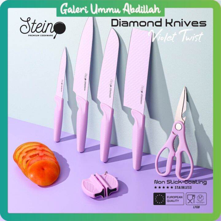 Stein Pisau Violet Twist Steincookware Pisau Dapur Steincookware Set ...