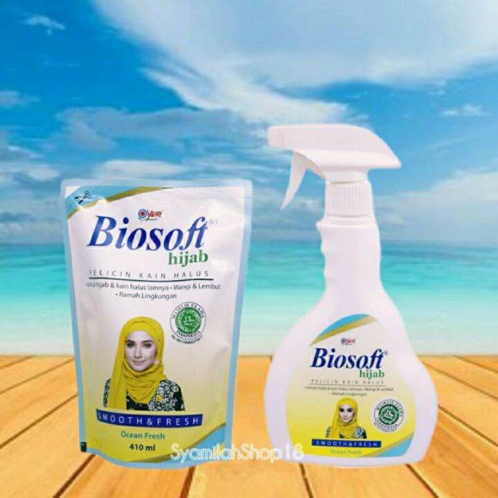 YURI BIOSOFT HIJAB PELICIN KAIN HALUS 410 ML & 500 ML | Lazada Indonesia