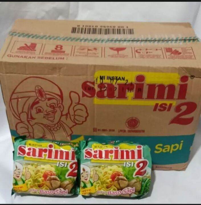 SARIMI ISI 2 RASA BASO SAPI/soto/ayam bawang/DENGAN SAYURAN KERING ...