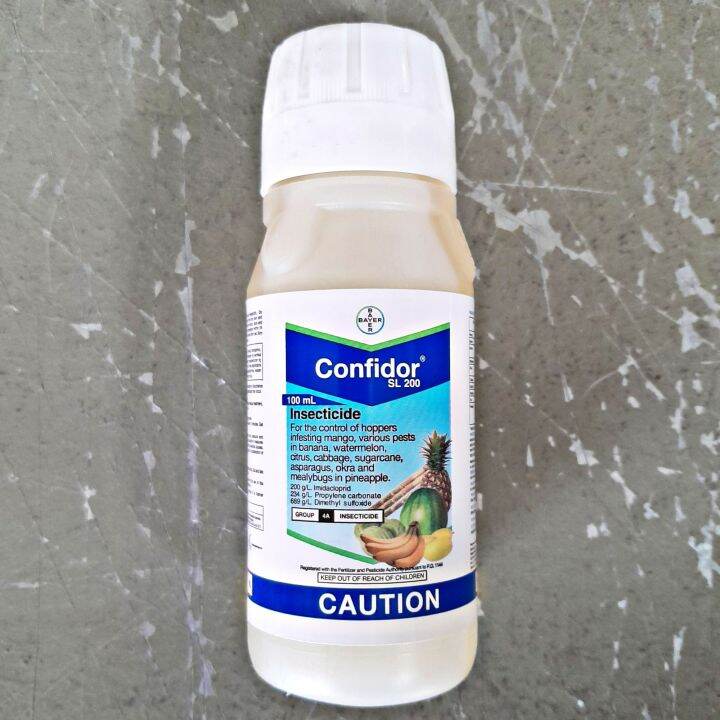 CONFIDOR SL 200 (100mL) IMIDACLOPRID + PROPYLENE CARBONATE + DIMETHYL SULFOXIDE INSECTICIDE by ...
