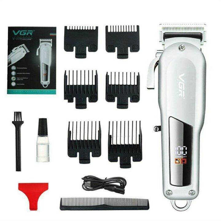 💯 Original VGR V-278 Zero Adjustable Professional Rechargeable Metal Hair Trimmer. | Lazada