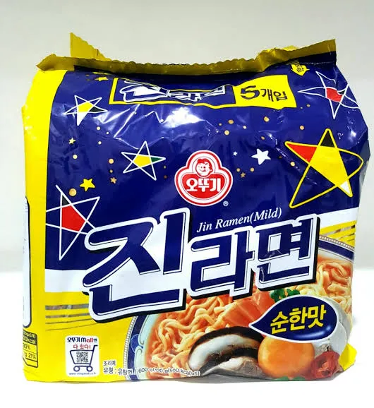 Jin Ramen Mild 5pcs ( Korean Ottogi Jin Ramyun Mild) | Lazada PH