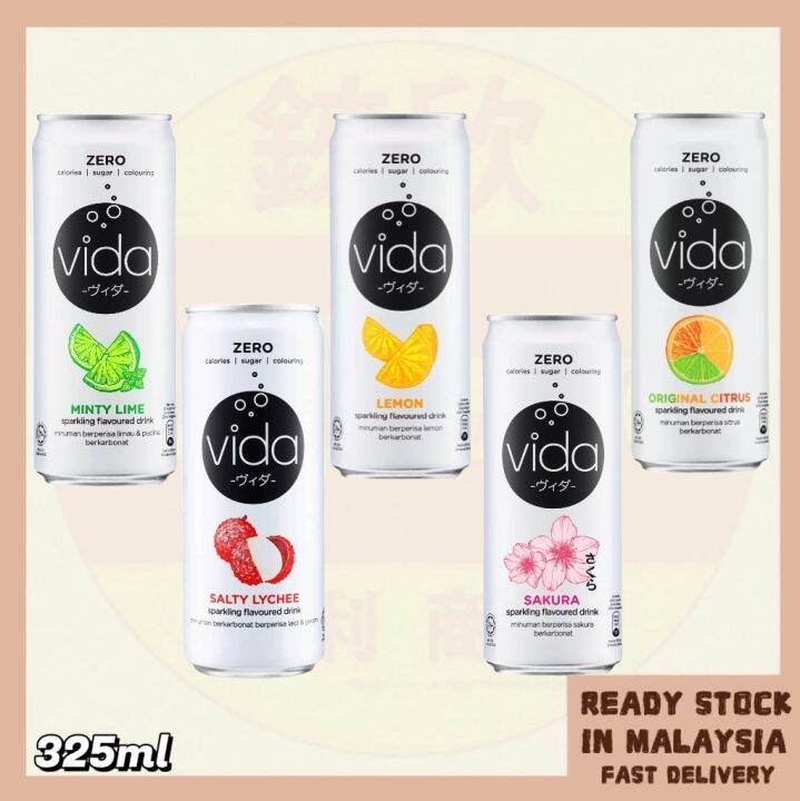 Vida Sparkling Drink 325ml | Lazada