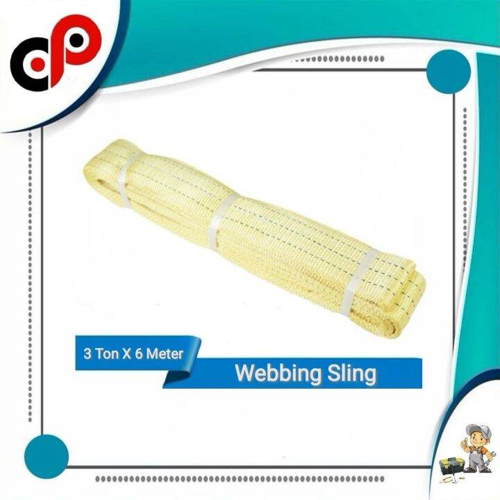 Webbing Sling 3 Ton X 6 Meter | Lazada Indonesia