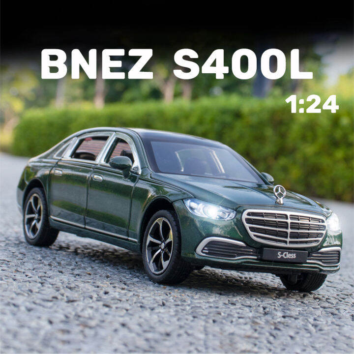 โมเดลรถเบาเสียงรถ Diecast S400L รถเบนซ์ของสะสมคนรักของเล่นของขวัญโลหะวันเกิดสำหรับเด็กรถโลหะผสม ...