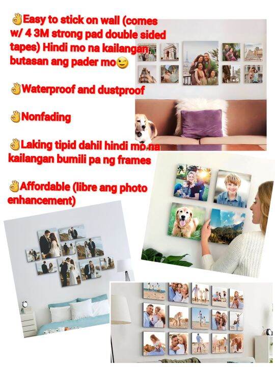 Personalized Photo Tiles on Sintra Board (flat type)(matte) | Lazada PH