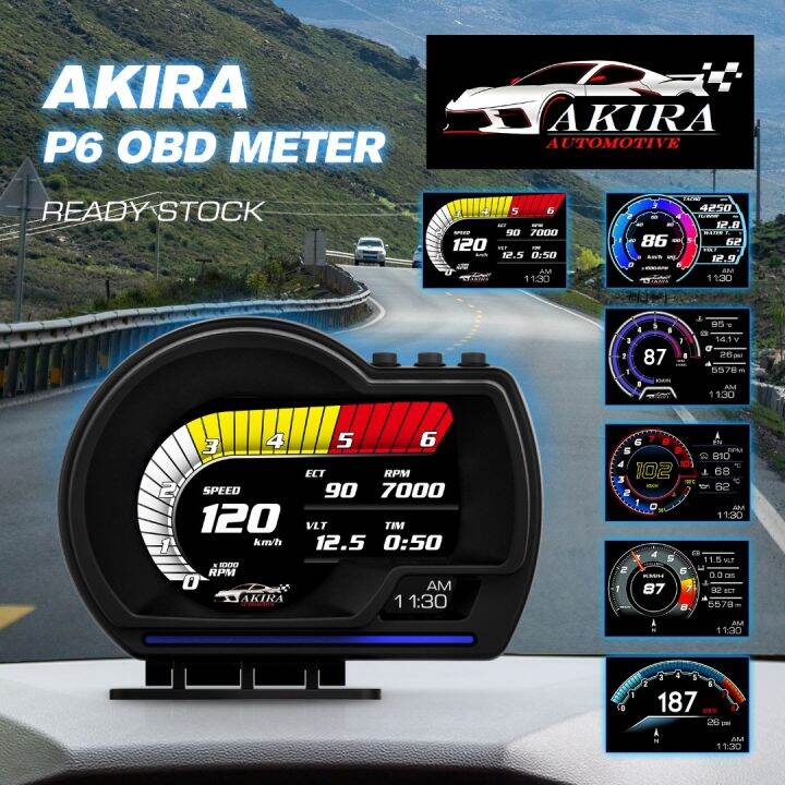 ARUZ AKIRA P6 OBD2 METER OBD meter for PROTON PERODUA HONDA NISSAN ...