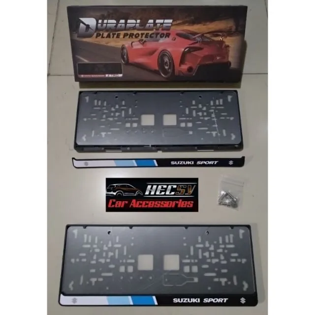 Suzuki Duraplate Plate Cover Montero Mirage Adventure G4 Lancer Pajero ...