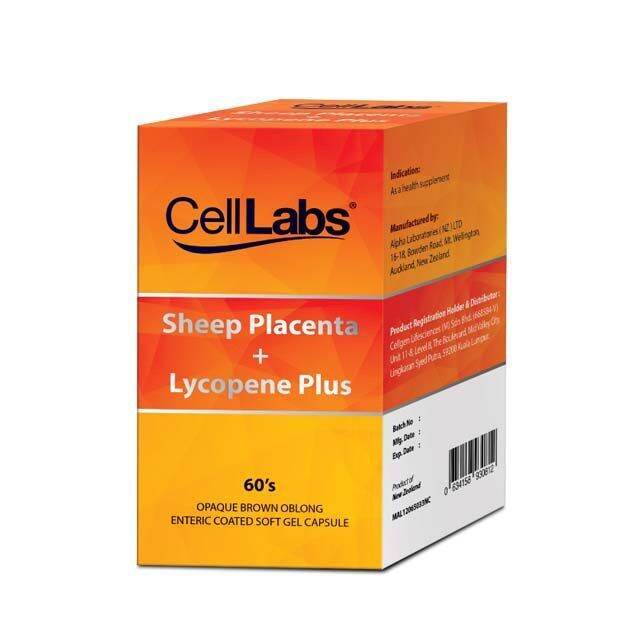 CELLABS SHEEP PLACENTA + LYCOPENE PLUS 60S | Lazada