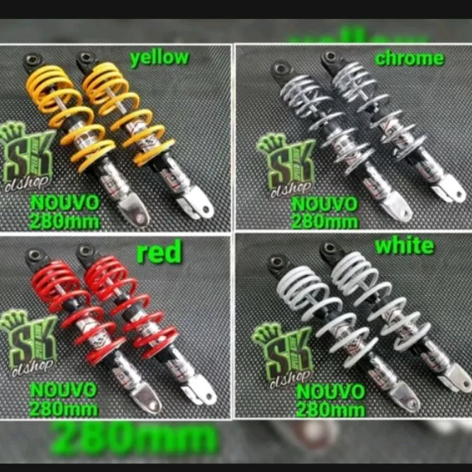 Shock Nouvo shockbreaker belakang Yamaha Nouvo lele Nuvo z warna merah ...