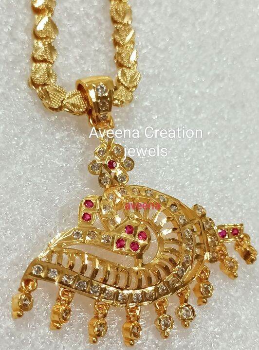 Sangu Pendent chain 24inch gold plated | Lazada