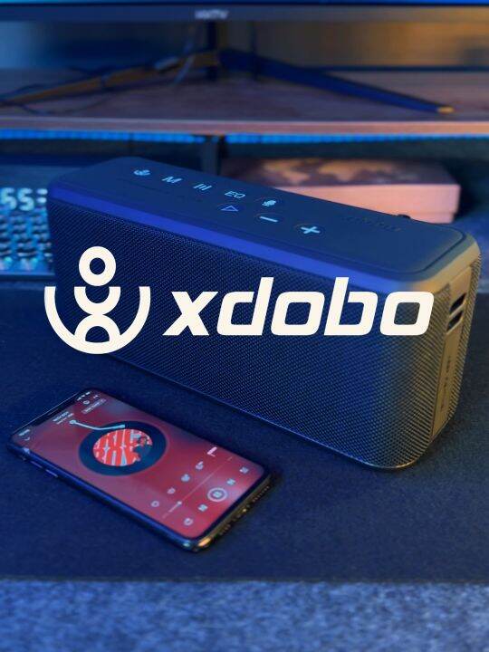 XDOBO X8 Max 100W พลังสูงที่น่าตกใจลำโพงกลางแจ้งในบ้านแบบเต็ม ลำฟโพงบูลทูธ ลำโพงพกพา ลำโพงบลูทูธ ...