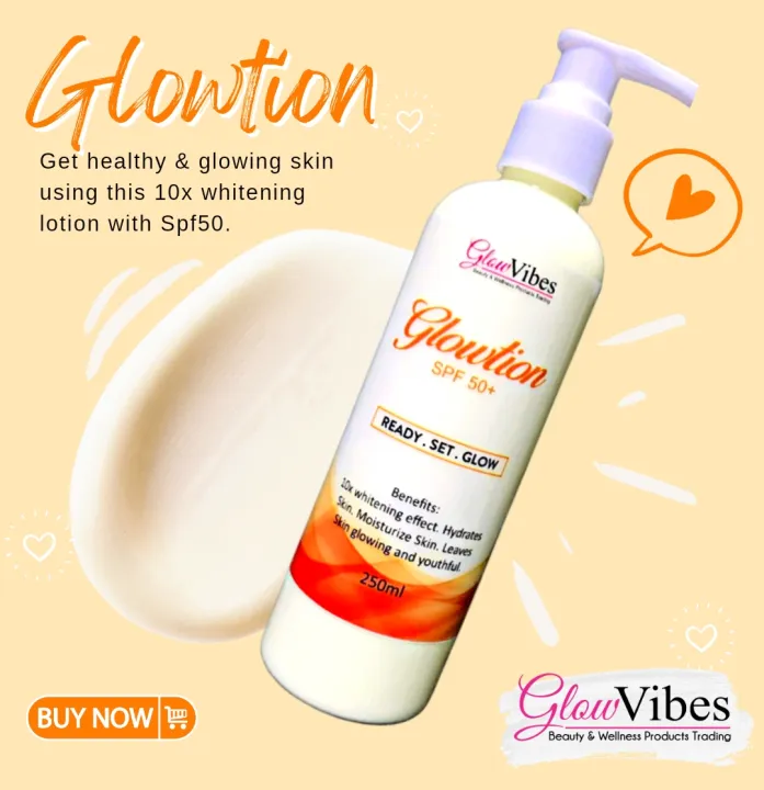 GLOWTION By GLOWVIBES 10x Whitening Lotion with Spf50 | Lazada PH