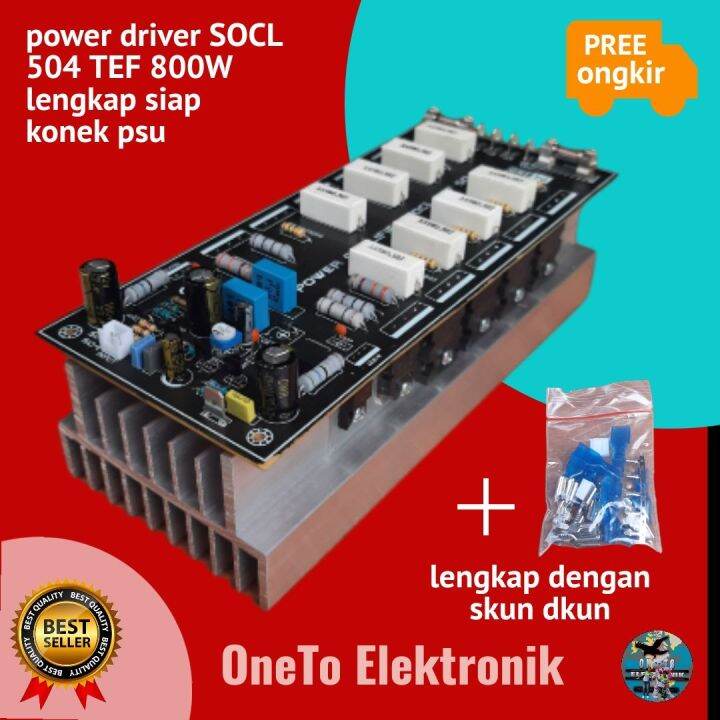 power socl 504 tef 800w 4set lengkap 2U | Lazada Indonesia