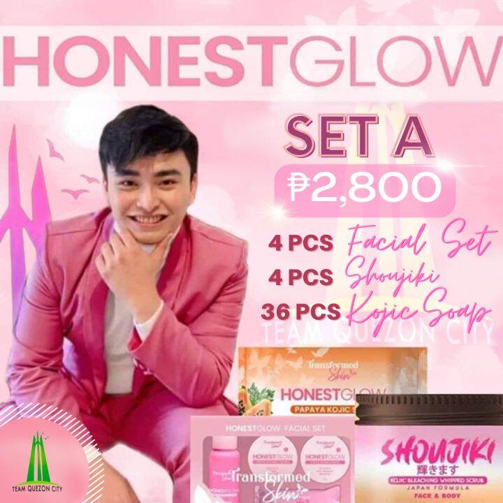Honest Glow -Reseller Package Set-A to set-D | Lazada PH