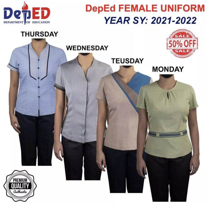 Deped official teacters uniform | Lazada PH