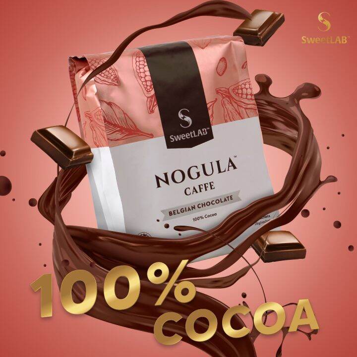 SweetLAB Nogula Belgian Chocolate, 3in1, High Energy, Low Sugar, Low ...