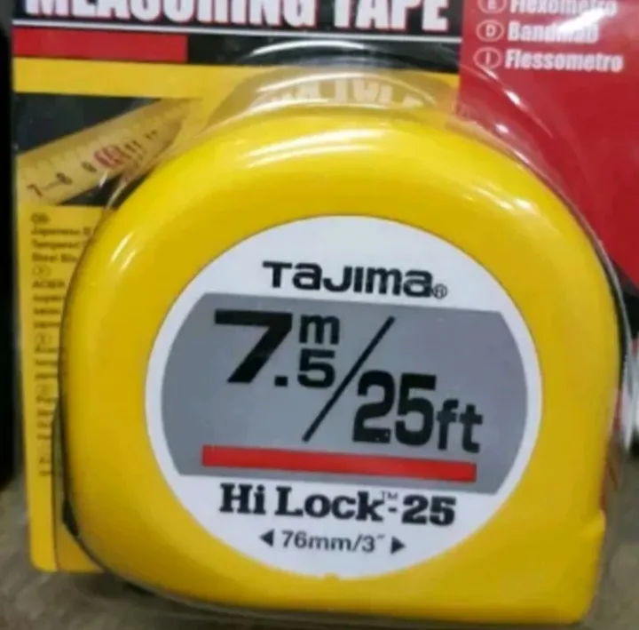 Meteran Tajima 7,5 meter made in Japan | Lazada Indonesia