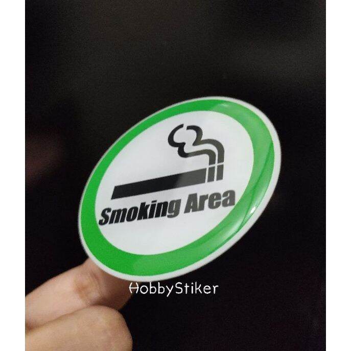 Stiker smoking area timbul | Lazada Indonesia
