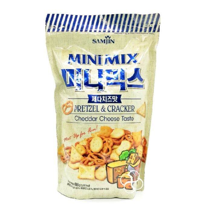 Samjin Mini Mix Cheddar Cheese Pretzel 800g | Lazada PH