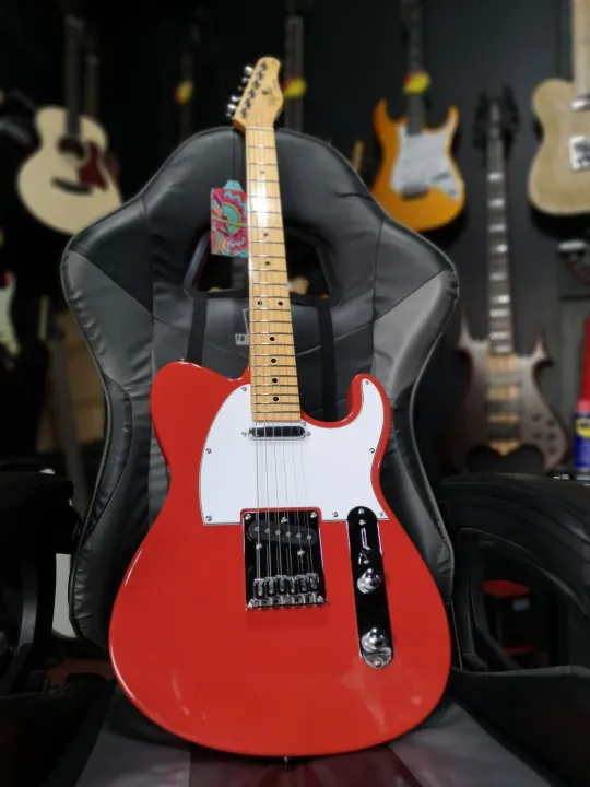 Tagima Tw-55 series Repainted to Fender inspired Sonic red color Full ...