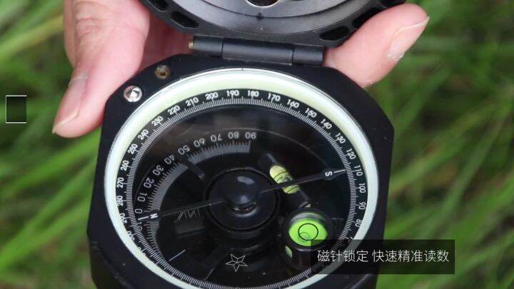 High Precision Magnetic Pocket Transit Geological Compass Scale 0-360 ...