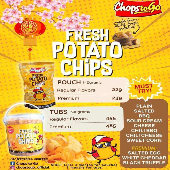 Chops to Go Fresh Potato Chips in Makati | Lazada PH