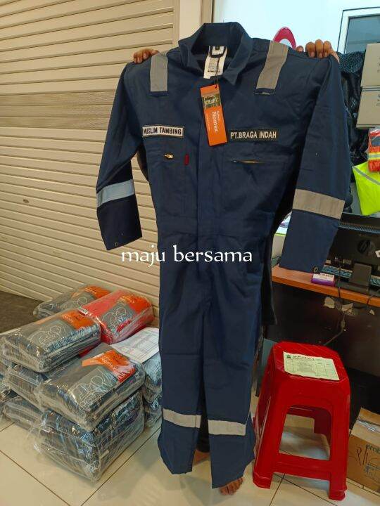 WEARPAK NOMEX / BAJU PEMADAM WARNA BIRU DONGKER / NAVI | Lazada Indonesia