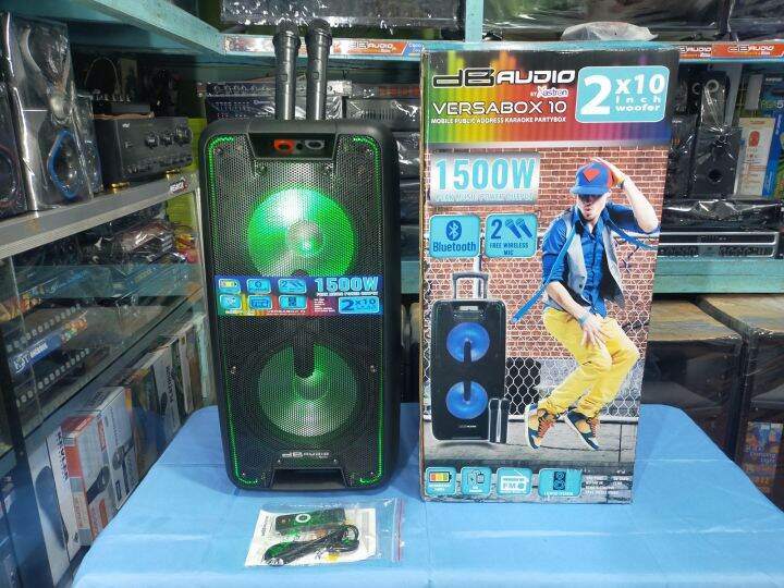 DB AUDIO VERSABOX 10 RECHARGEABLE BLUETOOTH SPEAKER FREE 4GB USB W/ 300 ...